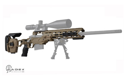 Cadex Strike Dual Strike Rifle Chassis | Black Label Tactical