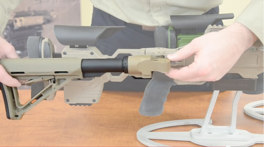 Cadex Strike Chassis AR Butt stock Adapter | Black Label Tactical