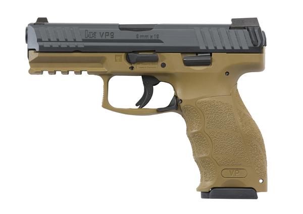 Heckler & Koch Vp9 9mm 4.09" 10rd Dark Earth Night Sights 700009FDELEL ...