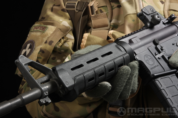 Magpul MOE Hand Guard Carbine Length Black MAG440-BLK | Black Label ...