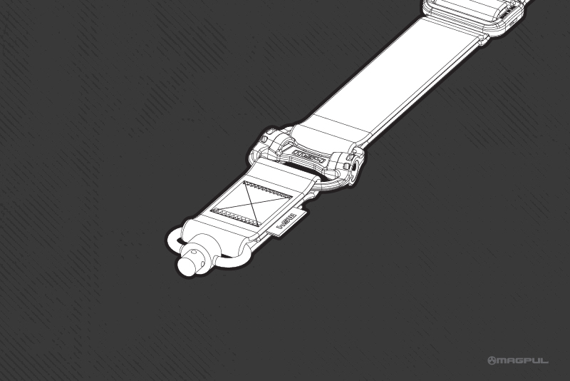 Magpul MS4 Dual QD Sling Black MAG509-BLK | Black Label Tactical