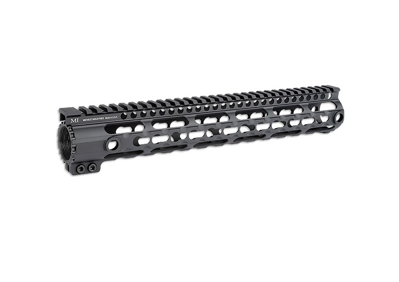 Midwest G2 Stainless Keymod 12" Rail Black MI-SSK12 | Black Label Tactical
