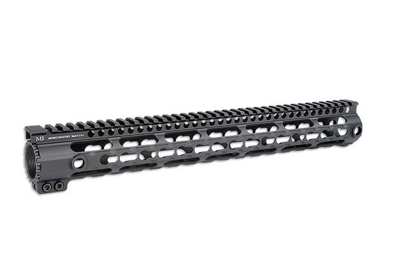 Midwest G2 Stainless Keymod 15" Rail Black MI-SSK15 | Black Label Tactical