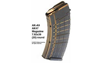 Promag AK-47 762x39 20rd Poly Black AK-A9 | Black Label Tactical