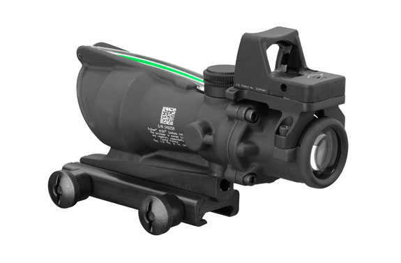 Trijicon ACOG 4x32 Scope, Dual Illuminated Green Chevron .223 Ballistic ... Trijicon ACOG 4x32 Scope, Dual Illuminated Green Chevron .223 Ballistic ...