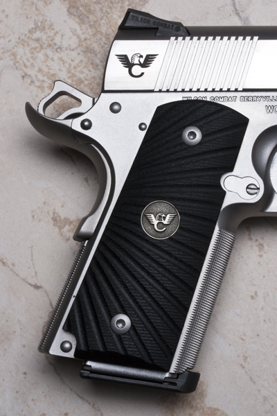 Wilson Combat Grips, Compact, Black G10, Starburst Pattern 351AACP ...