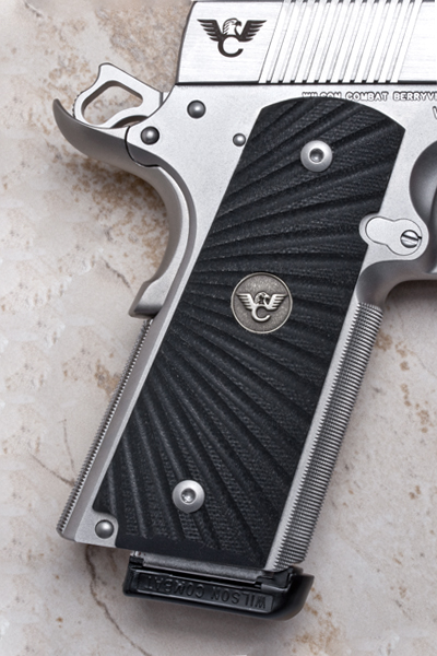 Wilson Combat Grips, Full-Size, Black G10, Starburst Pattern 351AAFS ...