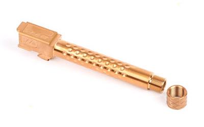 Zev Barrel For G17 Dimpled Brz Threaded BBL-17-DS-BRZ | Black Label ...